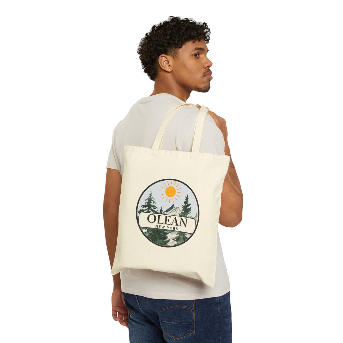 Olean New York Canvas Tote Bag - Eco-Friendly Shopping & Travel Access ...